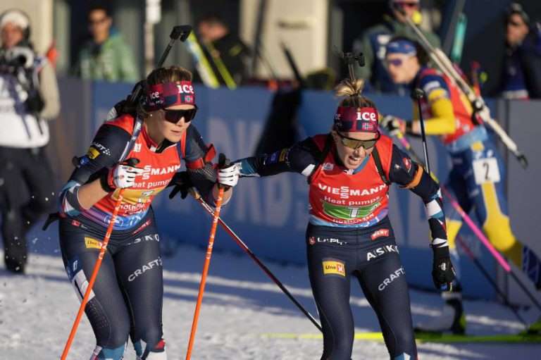 Skiskyting: Debutant Marit Skogan leverte i ny norsk stafettseier